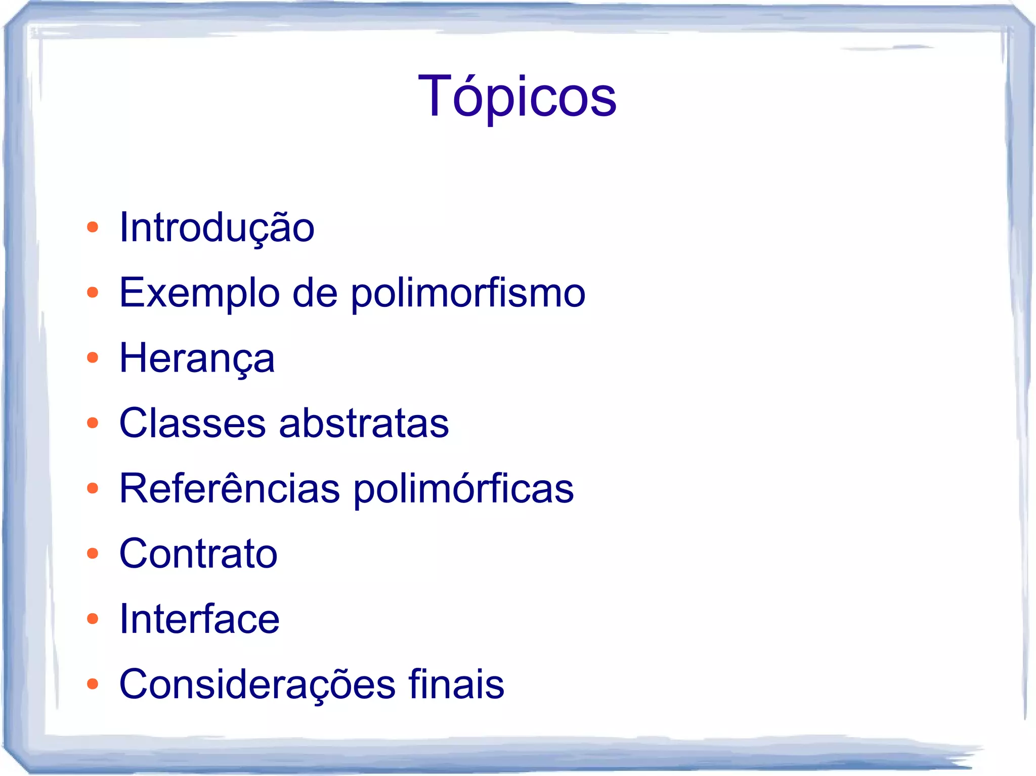 Polimorfismo em java | PPT