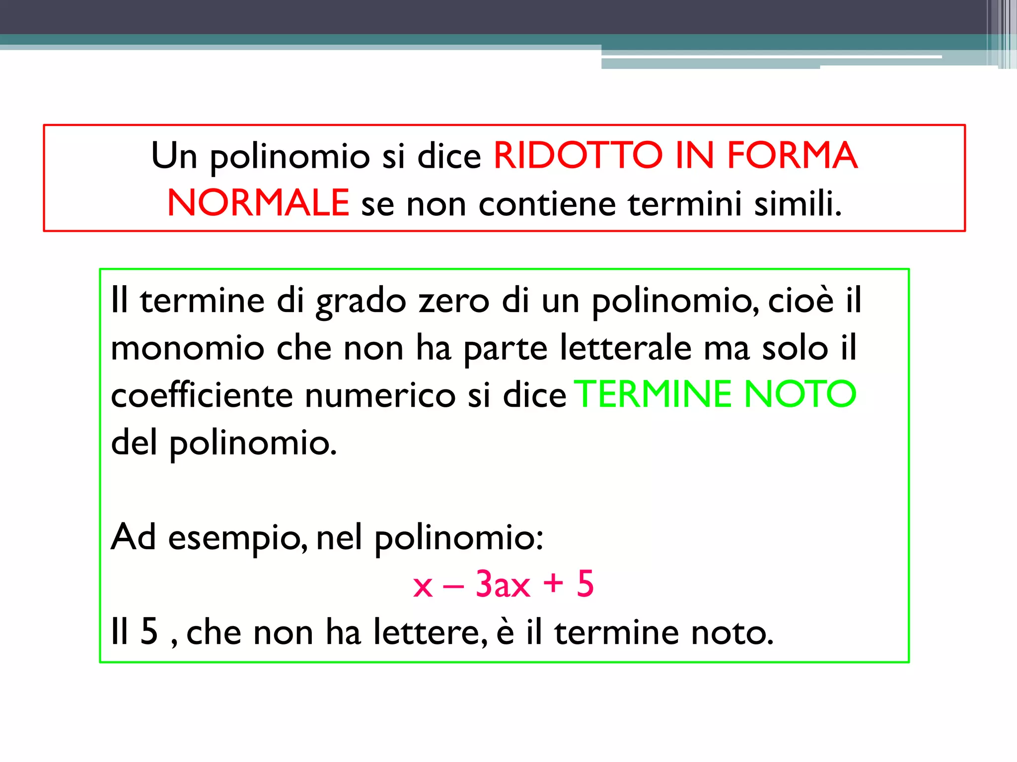 Polinomi | PPT