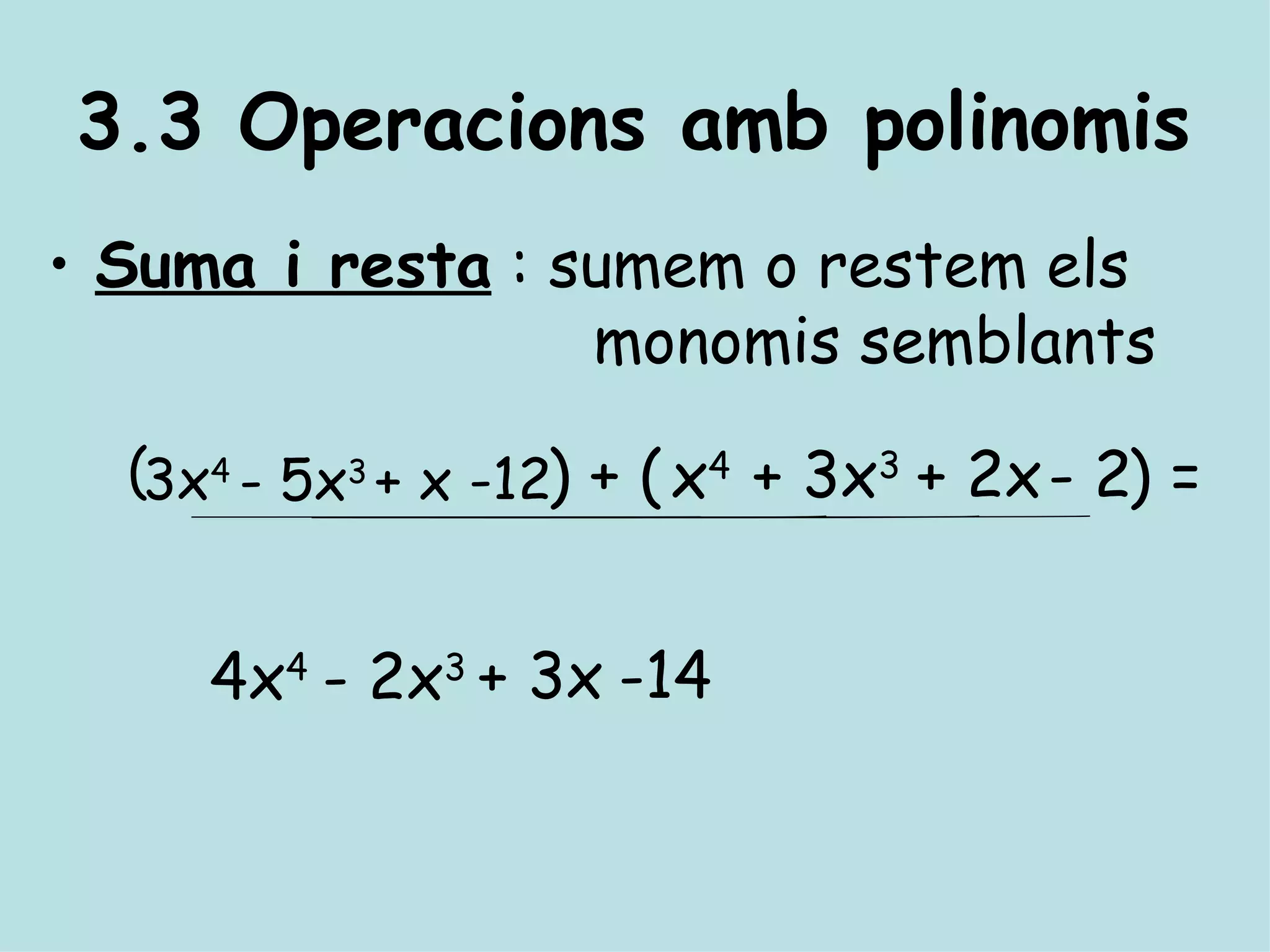 PolinomiS | PPT