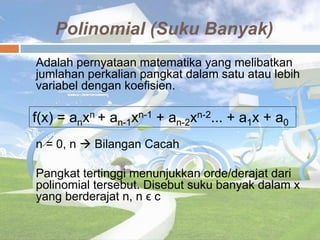 Polinomial | PPTX