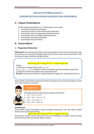 Polinomial (1) | PDF