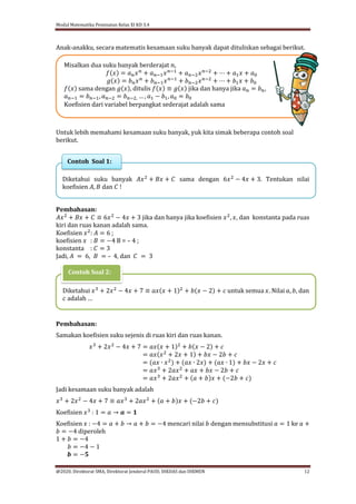 Polinomial (1) | PDF