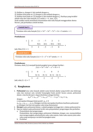 Polinomial (1) | PDF