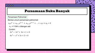 Polinomial (suku banyak) matematika peminatan.pptx