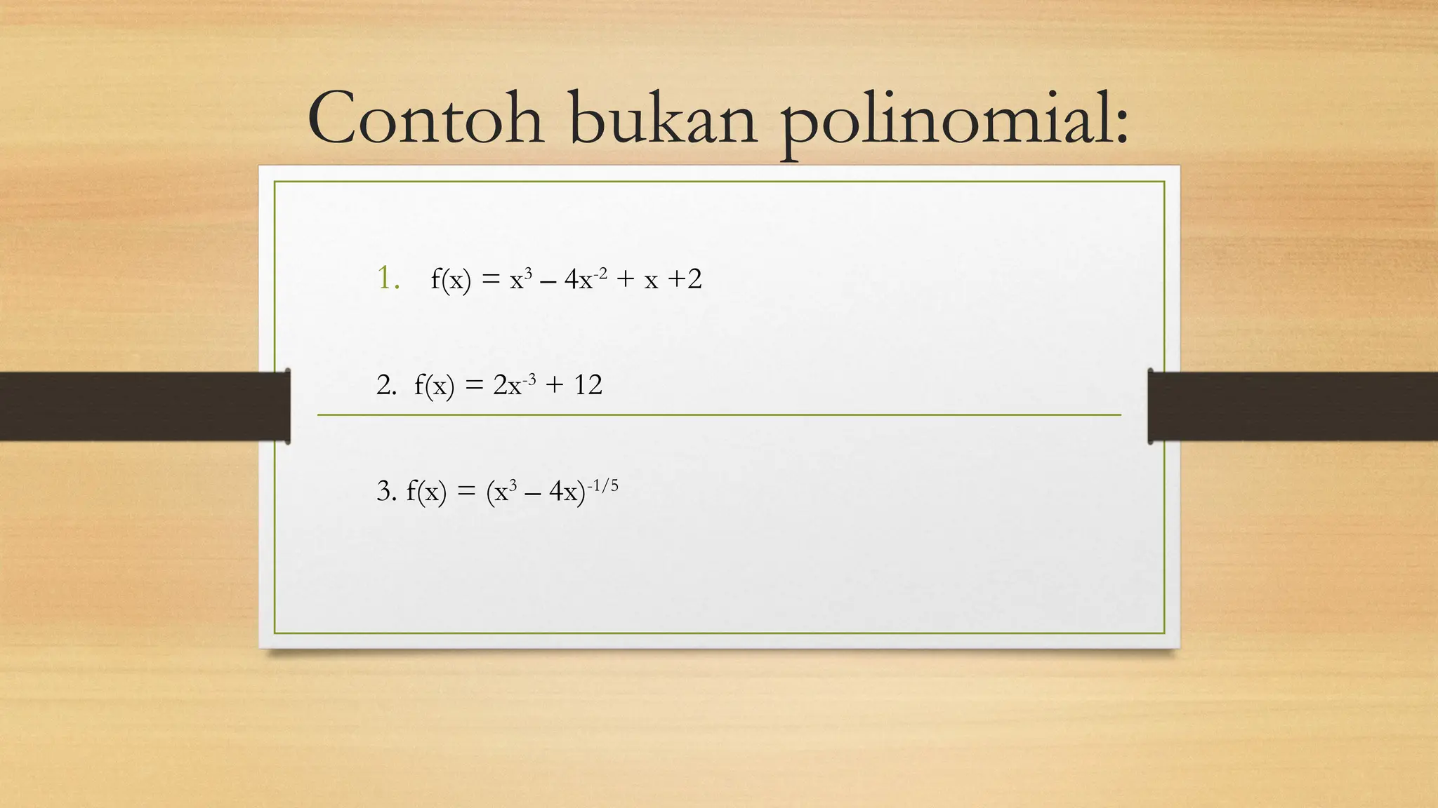 Polinomial materi matematika sma kelas 11 | PPTX