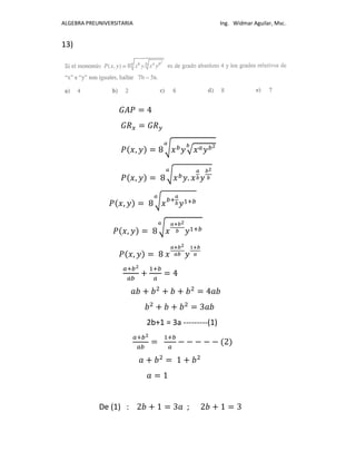 Polinomios grados parte1 | PDF