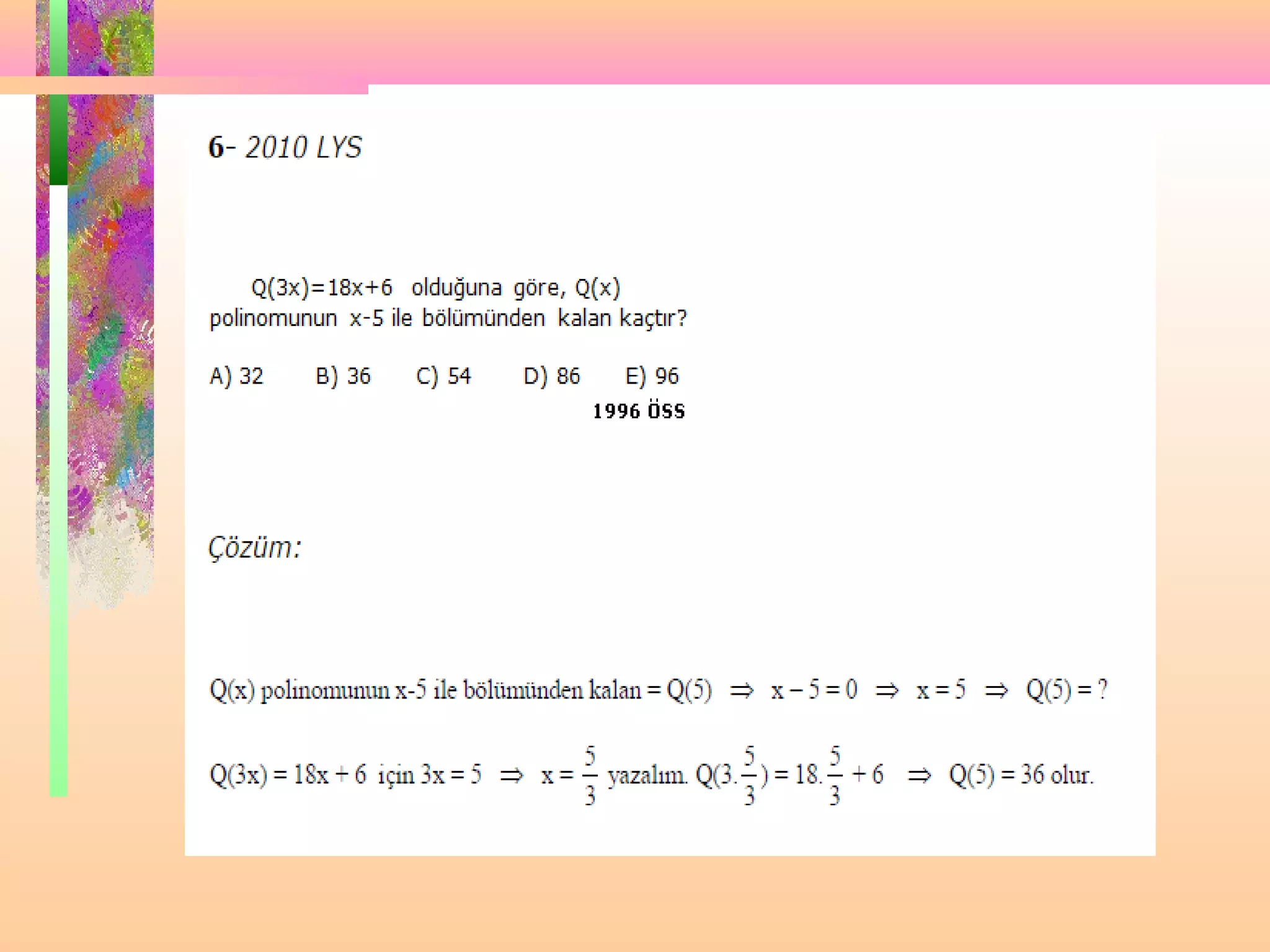 Polinomlar 130305160019-phpapp01 | PPT