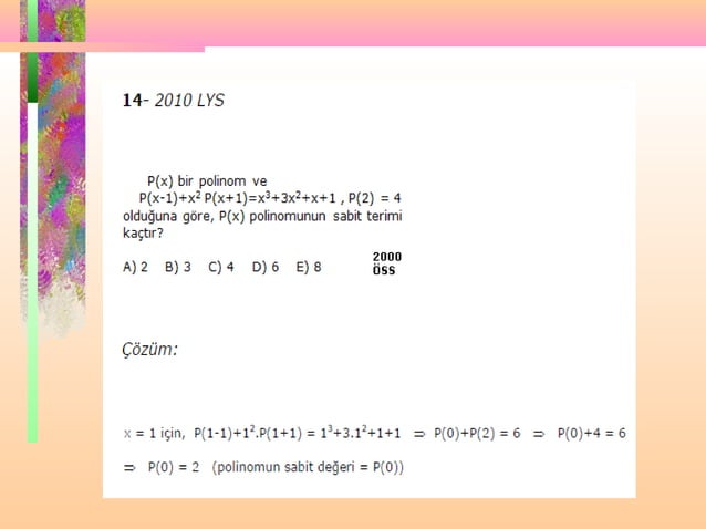 Polinomlar 130305160019-phpapp01 | PPT