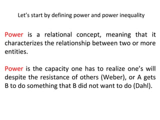 Political inequality and the 2012 U.S. Presidential Elections | PPT