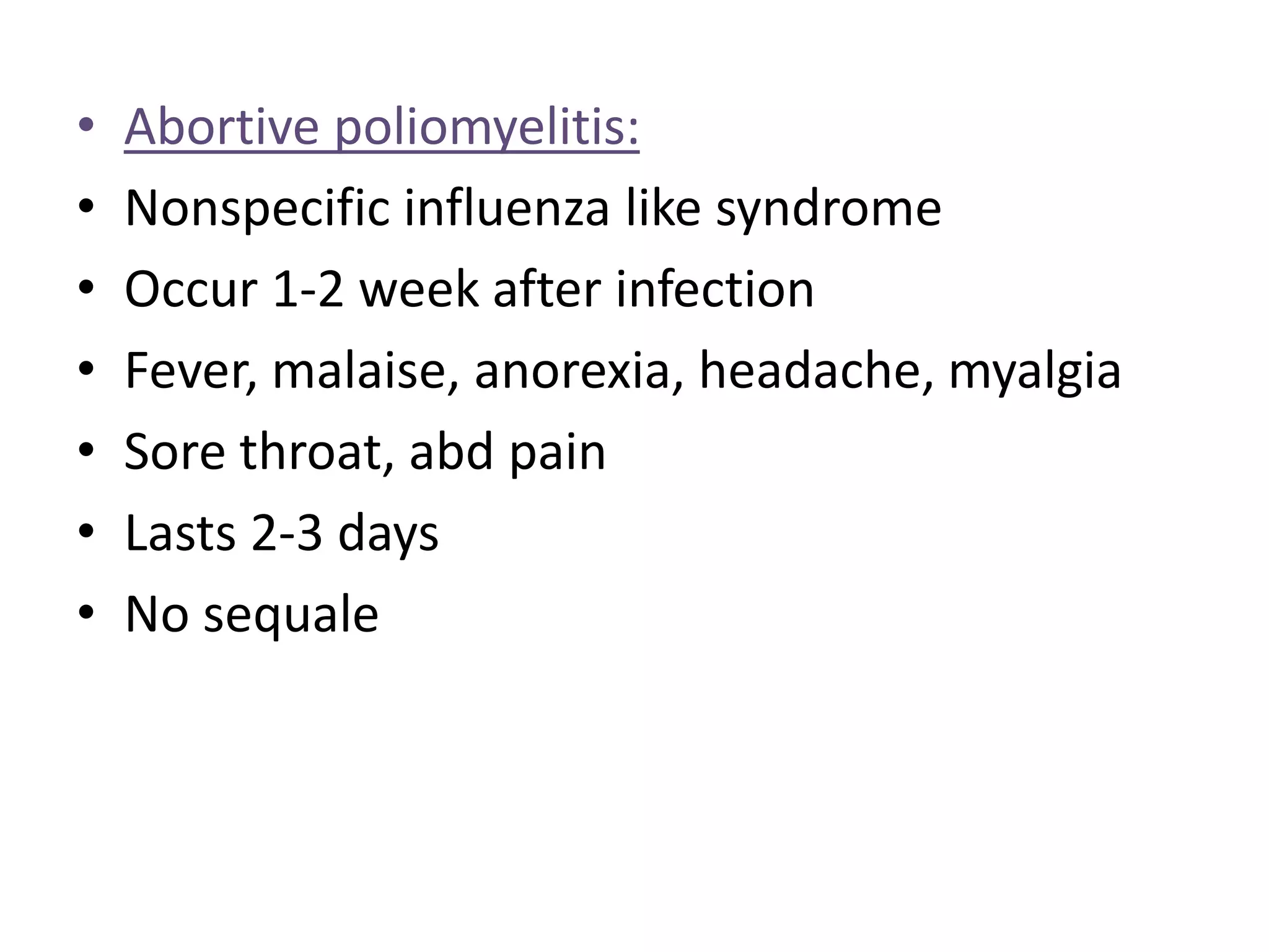 ACUTE FACCID PARALYSIS | PPTX