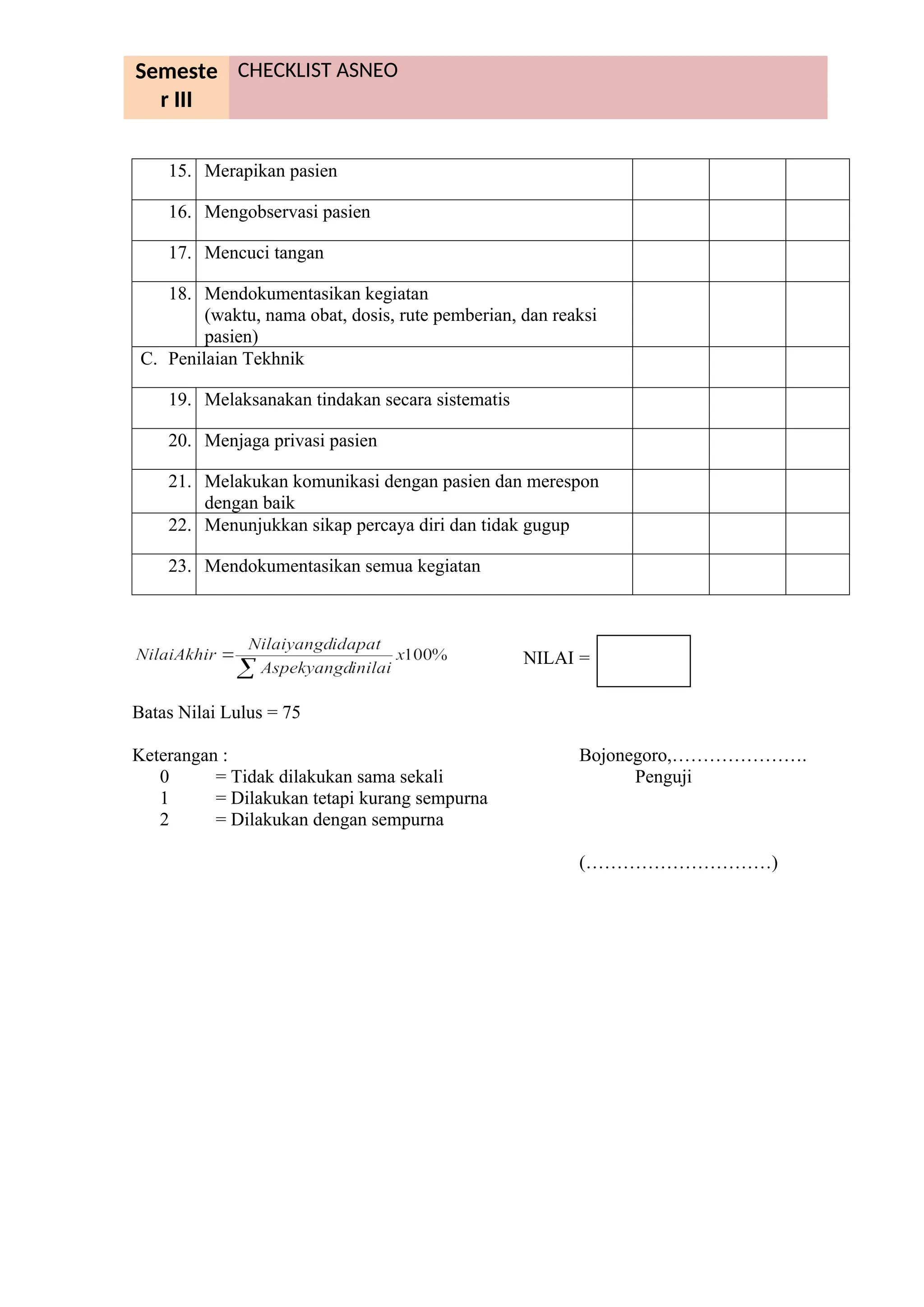 ceklisat POLIO asuhan kebidanan neonatus balita dan anak.doc