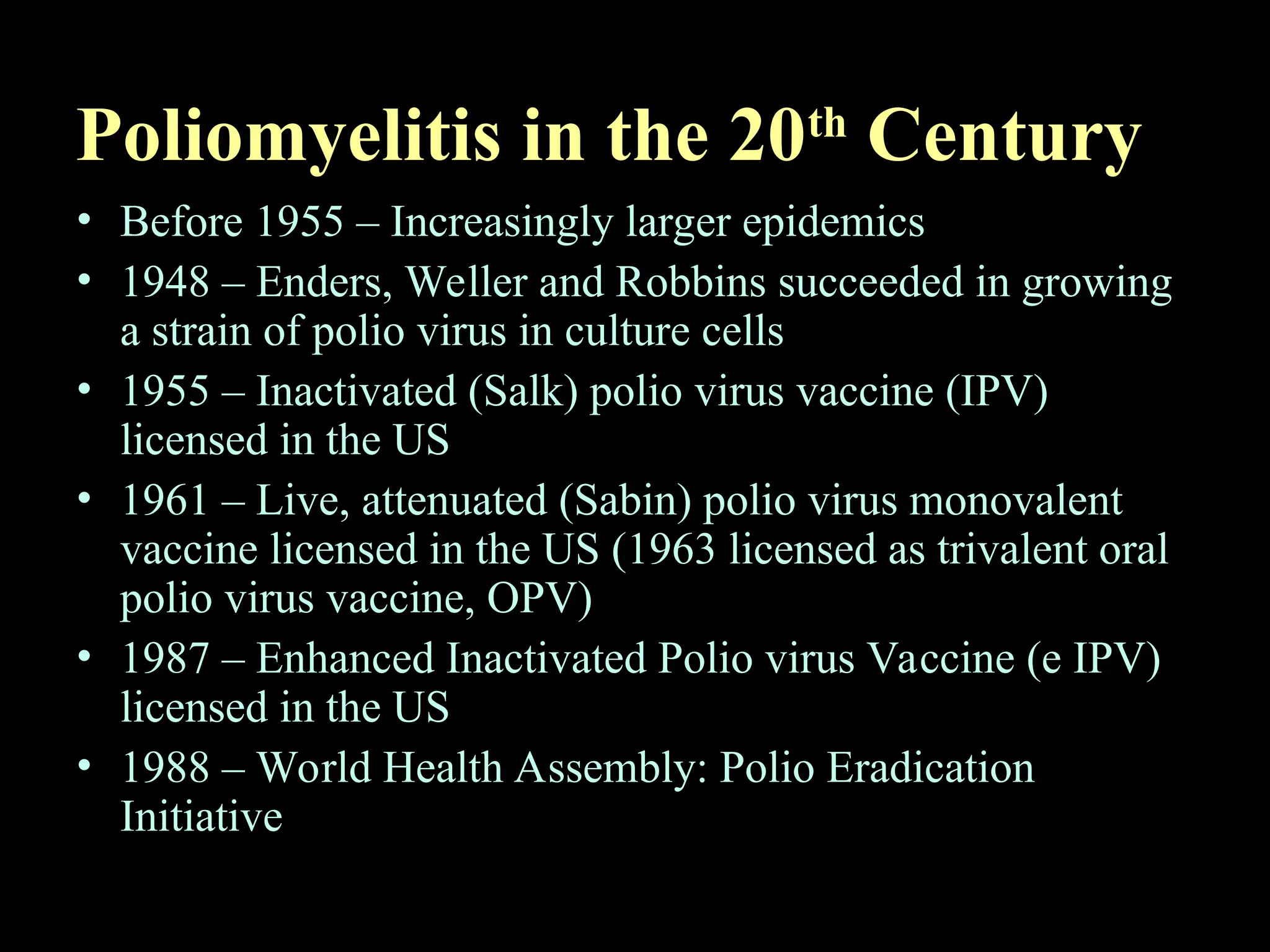 The clinical features and manifestations of of poliomyelitis | PPT
