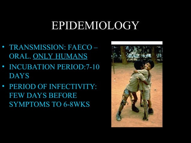 The clinical features and manifestations of of poliomyelitis | PPT
