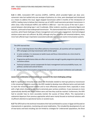 Polio eradication & endgame stratplan 2013 | PDF