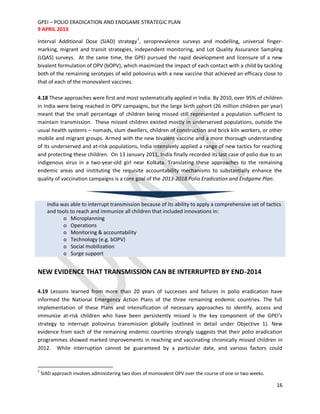 Polio eradication & endgame stratplan 2013 | PDF