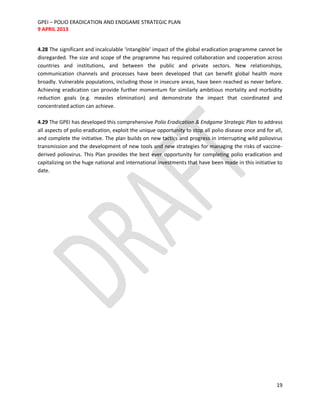 Polio eradication & endgame stratplan 2013 | PDF