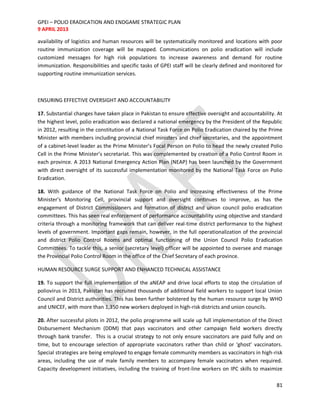 Polio eradication & endgame stratplan 2013 | PDF