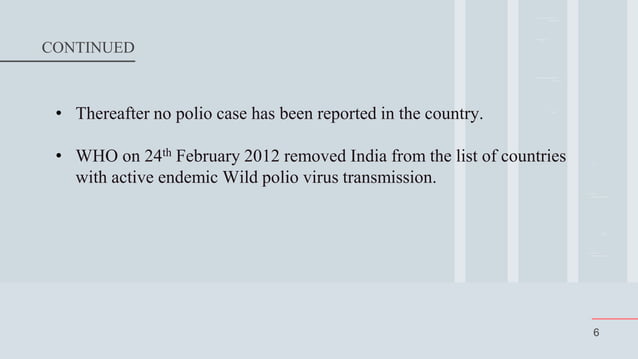 Polio Eradication pulse polio programme.pptx | Infectious Diseases ...