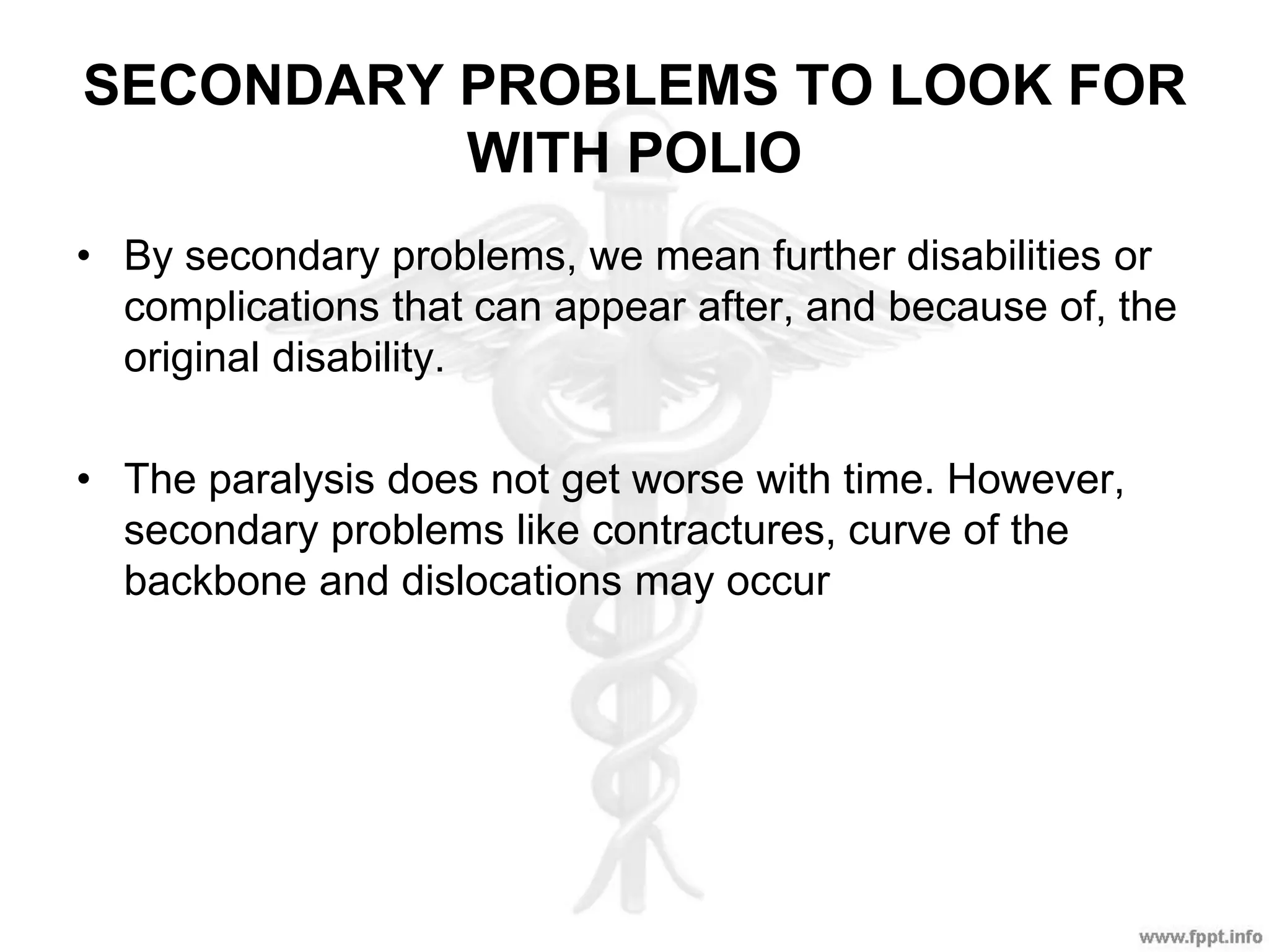 Polio lower limb deformity | PPTX