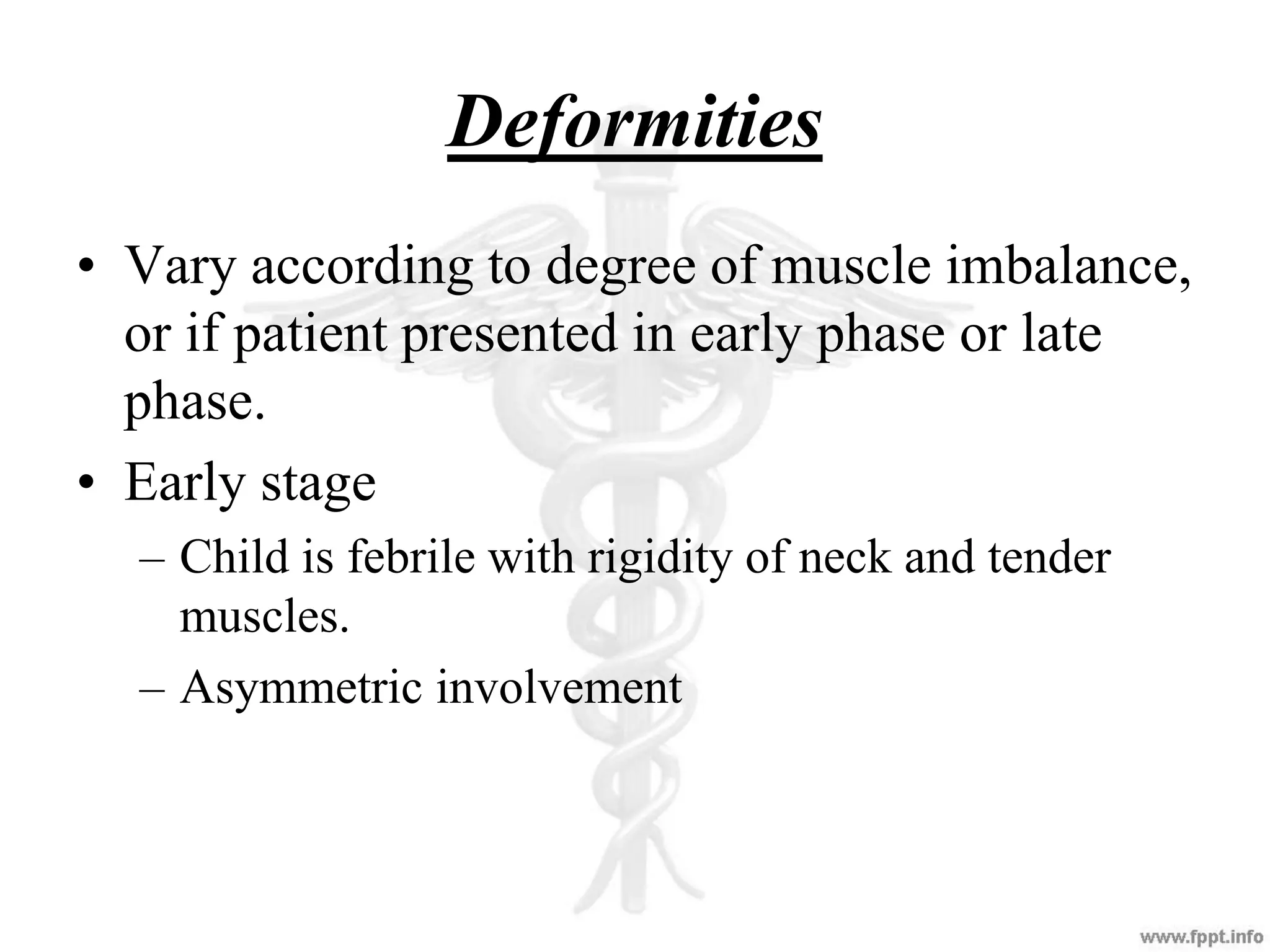 Polio lower limb deformity | PPTX