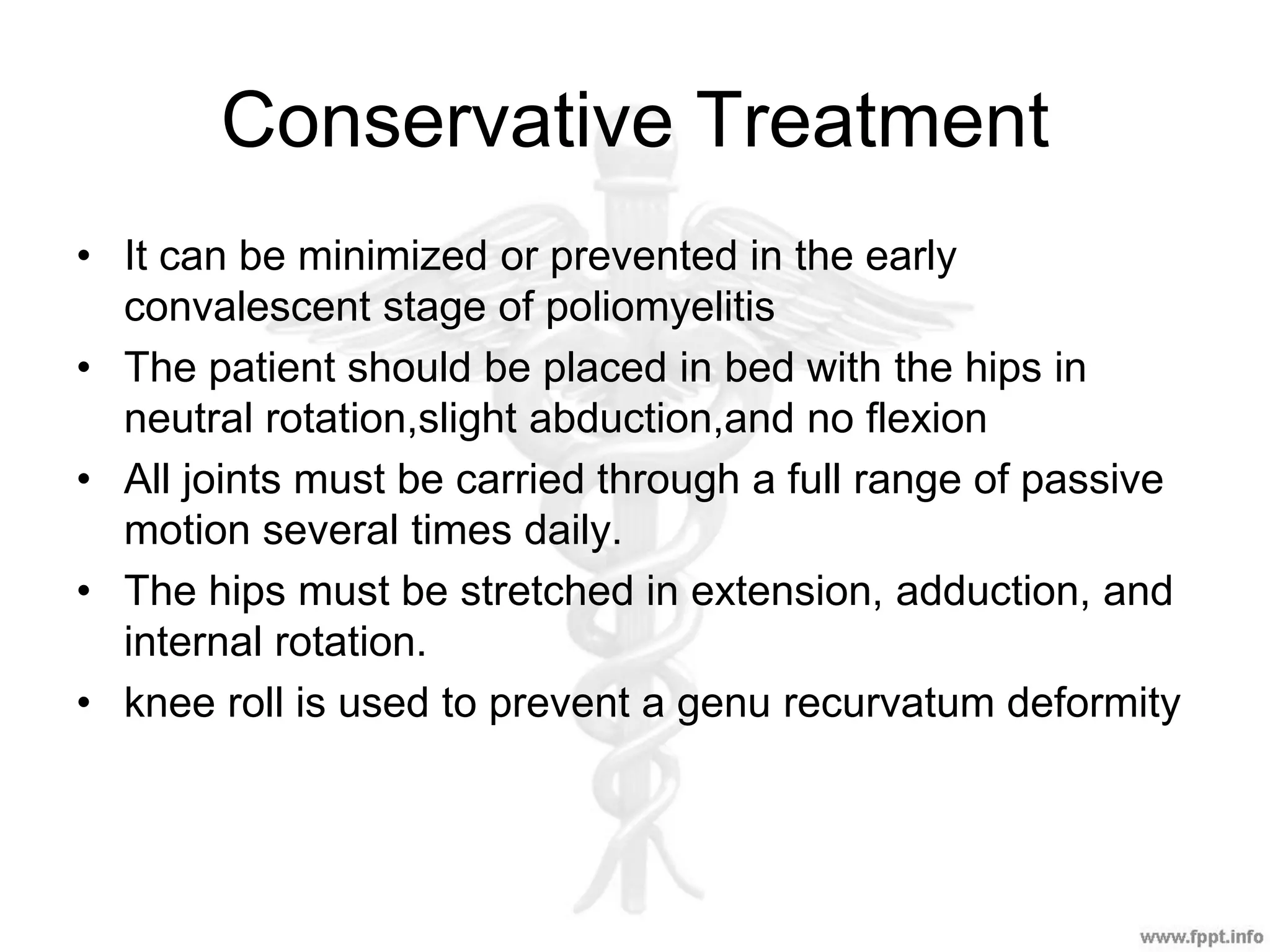 Polio lower limb deformity | PPTX