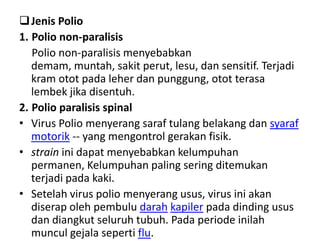 Poliomielitis | PPTX