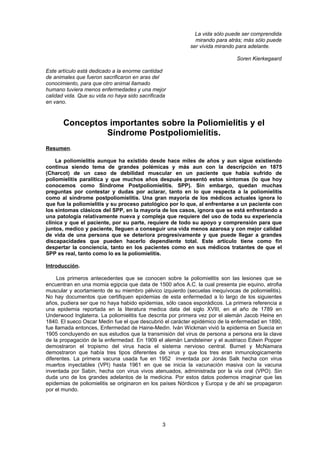 Poliomielitis sindrome-post-polio-conceptos-y-efectos-tardíos | PDF