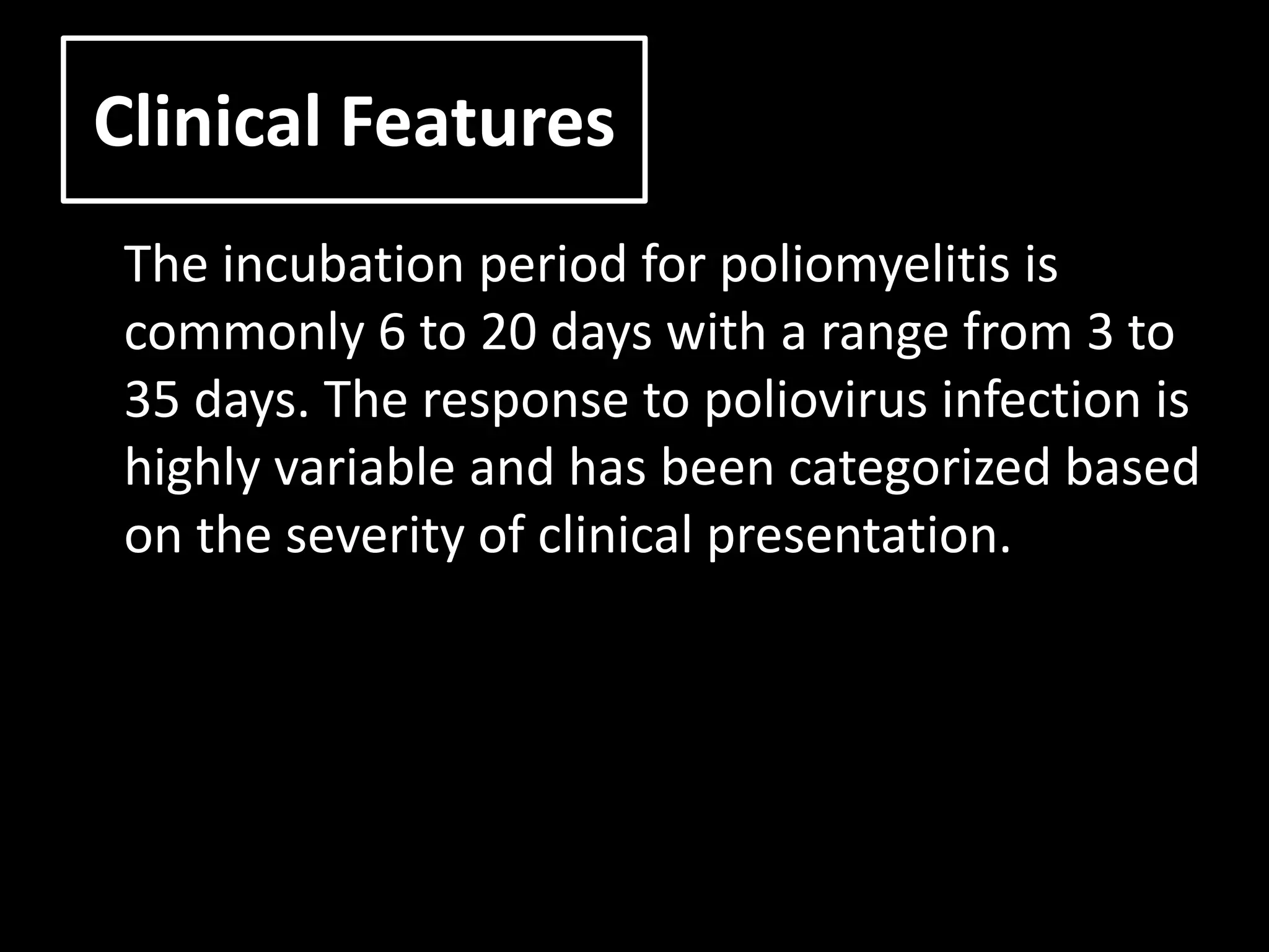 Poliomyelitis | PPTX