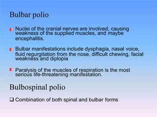 Poliomyelitis | PPT