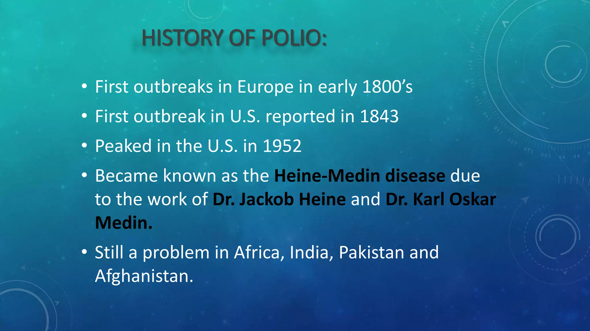Poliomyelitis, polio virus disease | PPTX