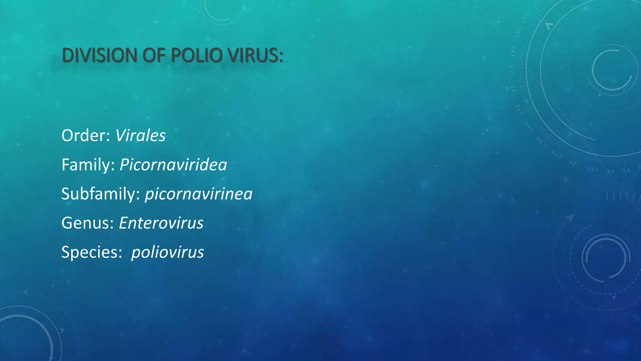 Poliomyelitis, polio virus disease | PPTX