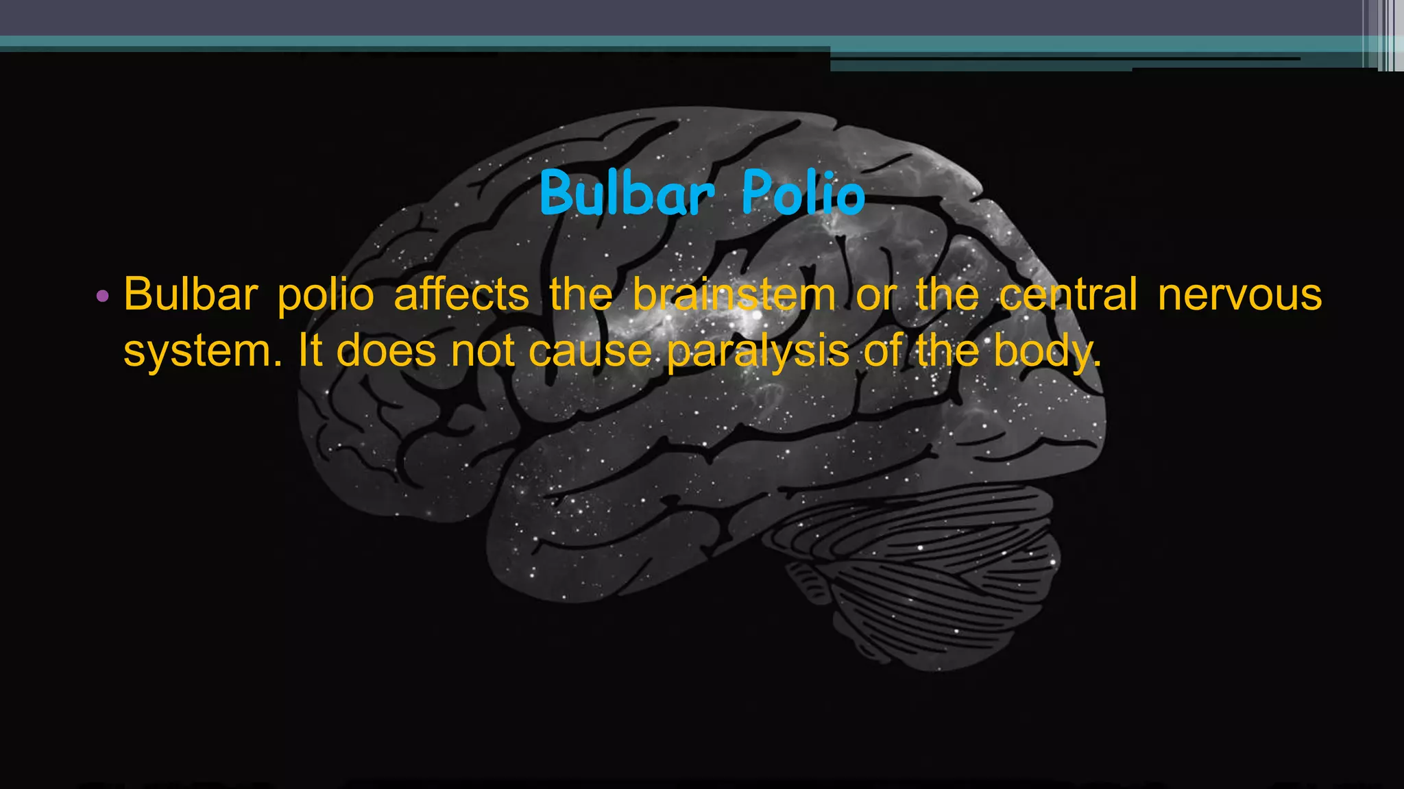 Poliomyelitis | PPTX