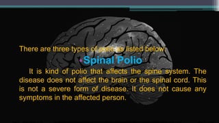 Poliomyelitis | PPTX