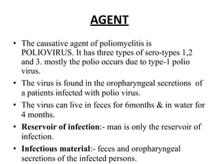 Poliomyelitis | PPTX