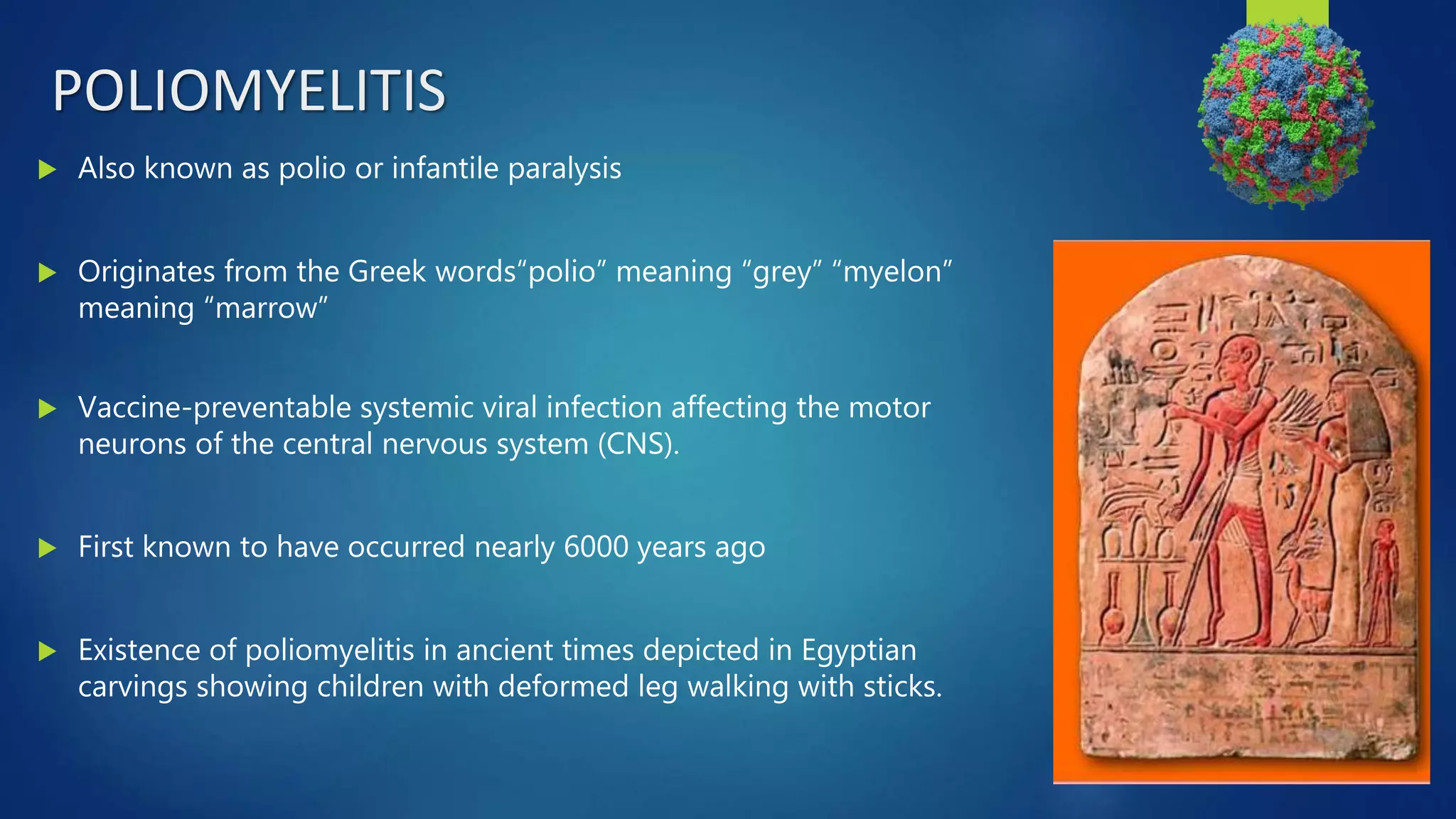 Poliomyelitis | PPT