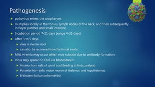Poliomyelitis | PPTX