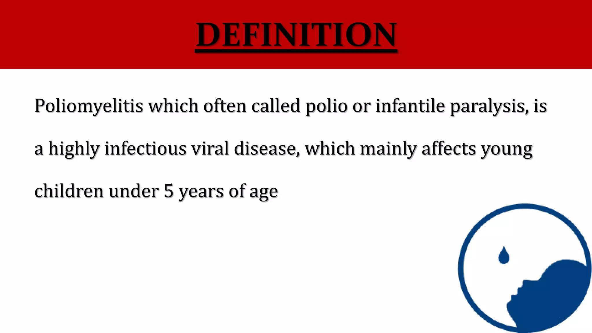 Poliomyelitis | PPTX