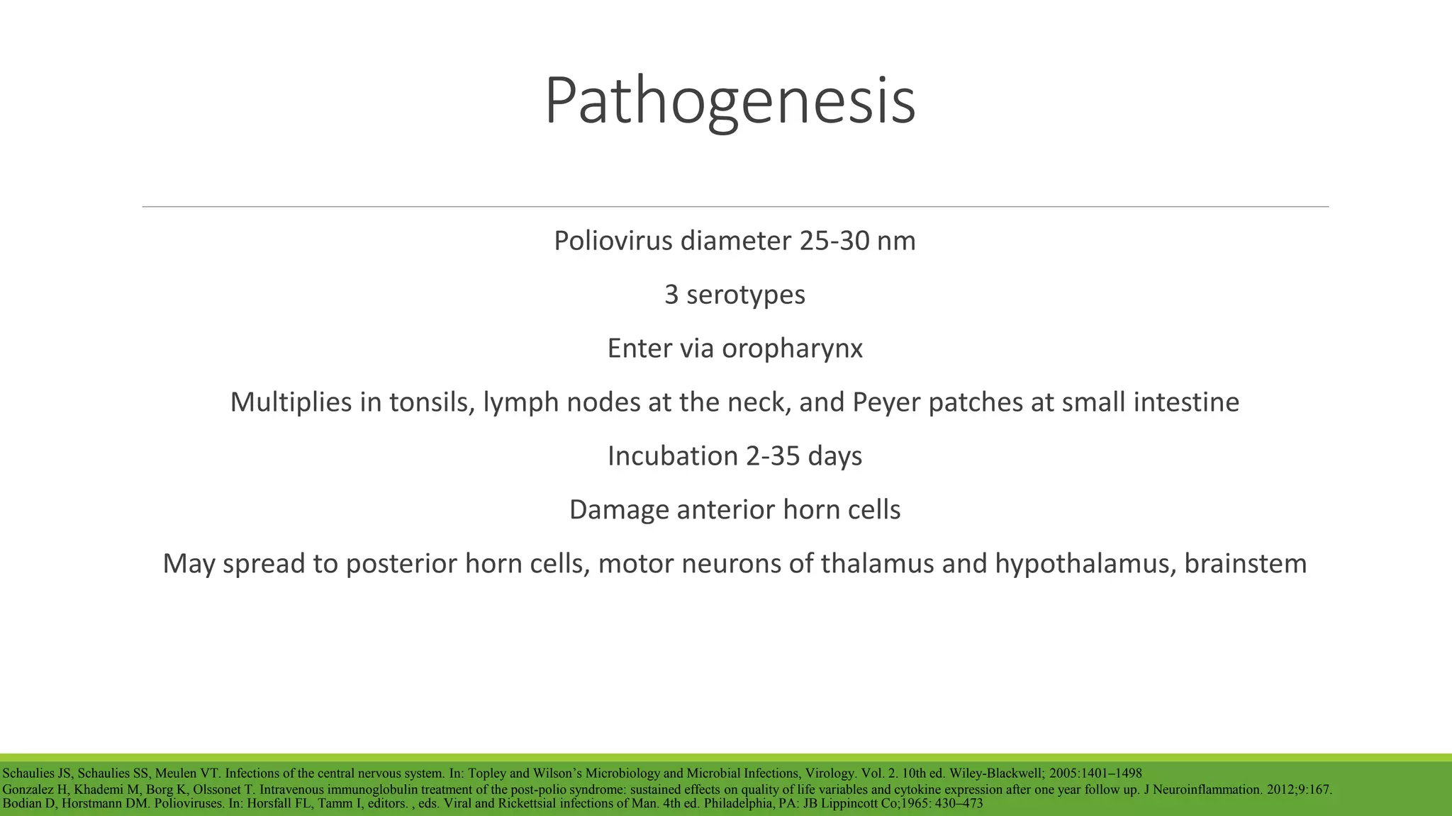 Poliomyelitis | PPTX