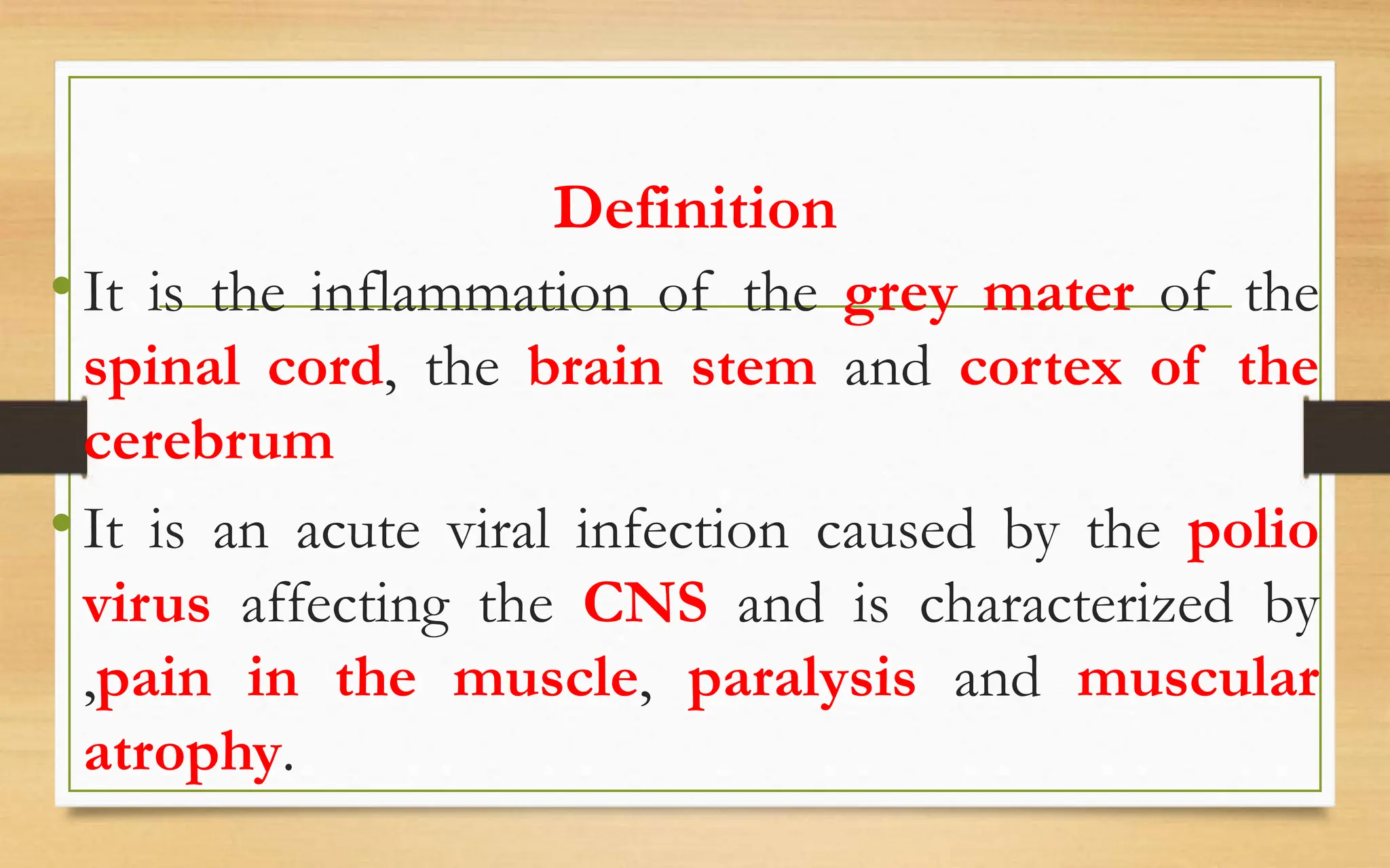 POLIOMYELITIS BY MR MPONDELA AARON (2).ppt