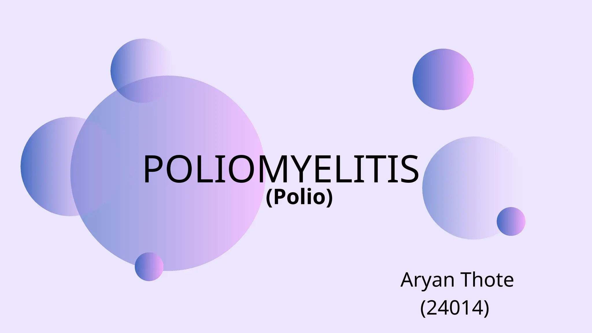 POLIOMYELITIS dr rajendra gode medical college | PPTX