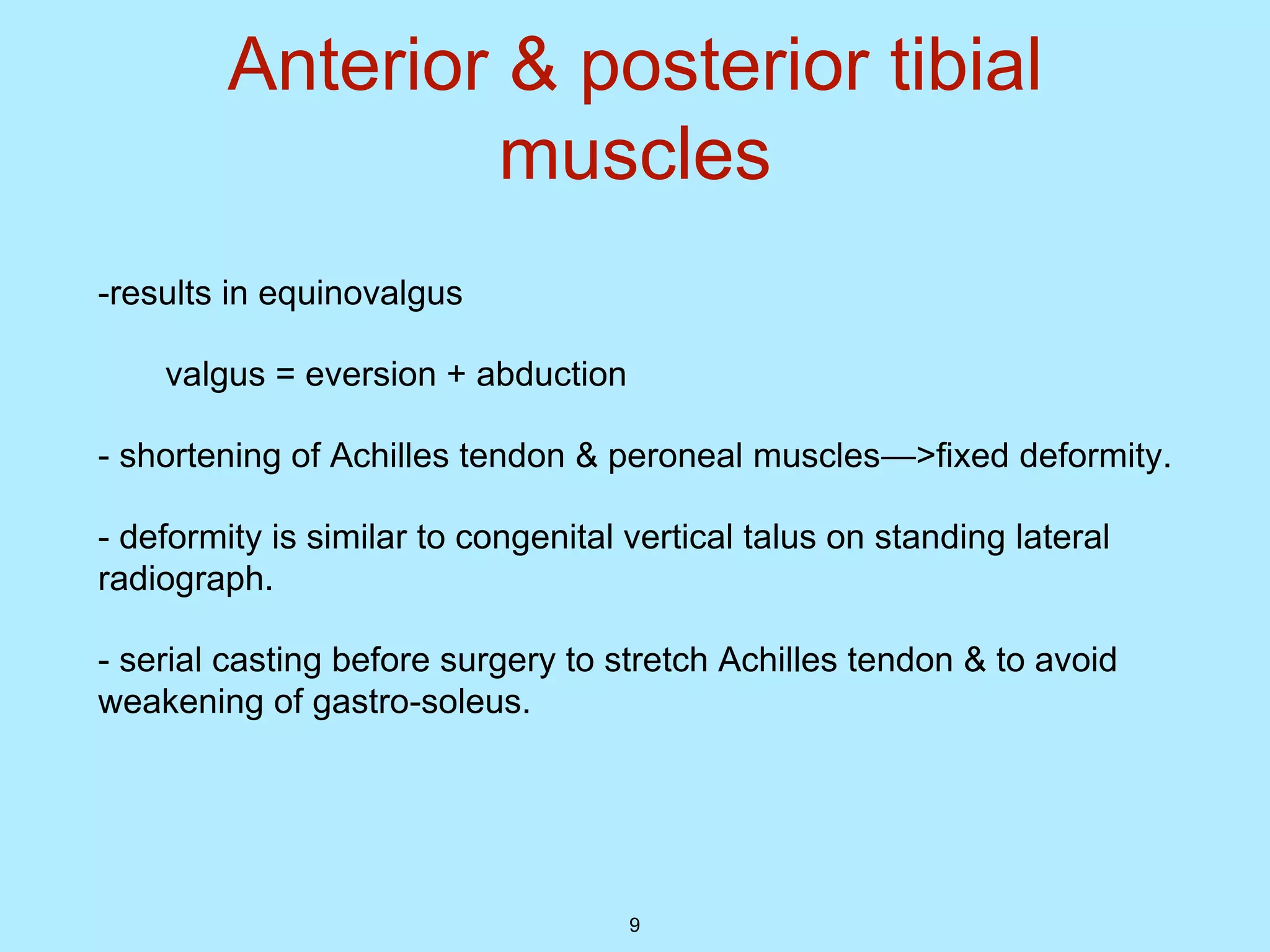 Poliomyelitis 3 ankle and foot | PPTX