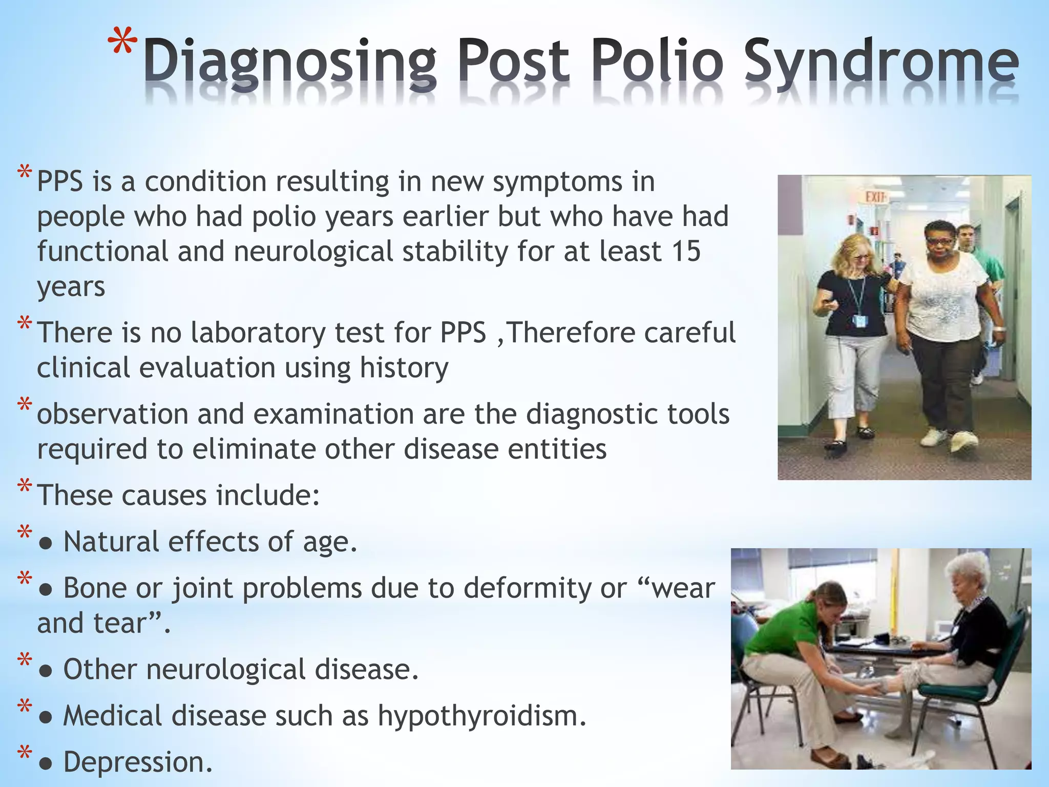 Poliomyelitis and post polio syndrome | PPTX