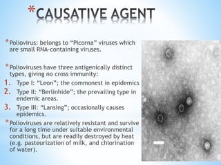 Poliomyelitis and post polio syndrome | PPTX