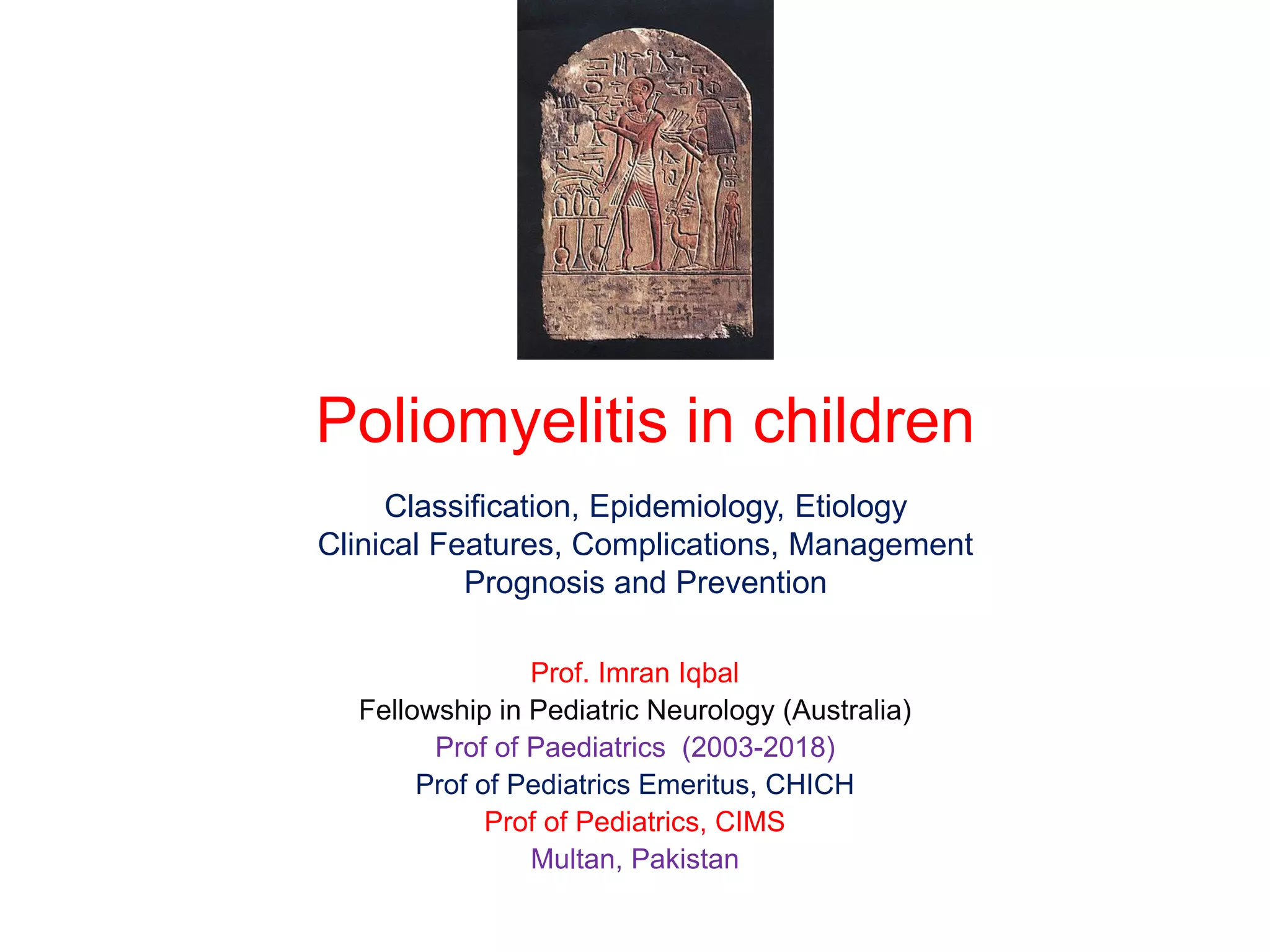 Poliomyelitis in children 2021 | PDF