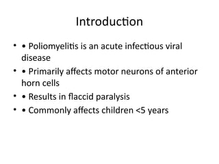 Poliomyelitis_Maheshwari_Orthopedics_with_Diagrams.pptx