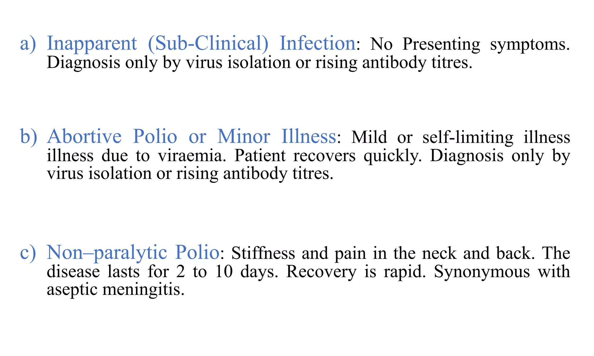 Poliomyelitis | PPTX