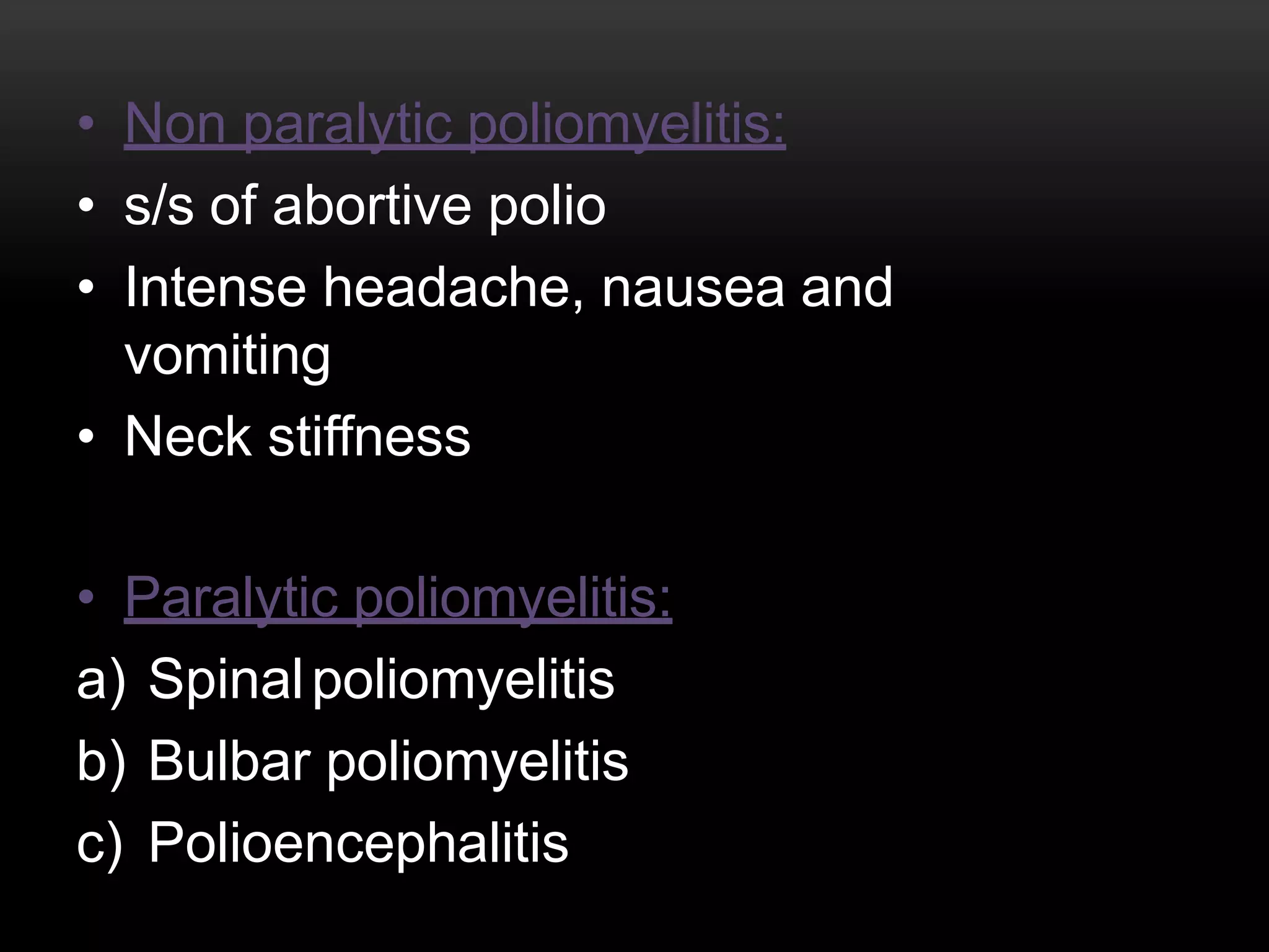 Poliomyelitis ortho pt | PPT