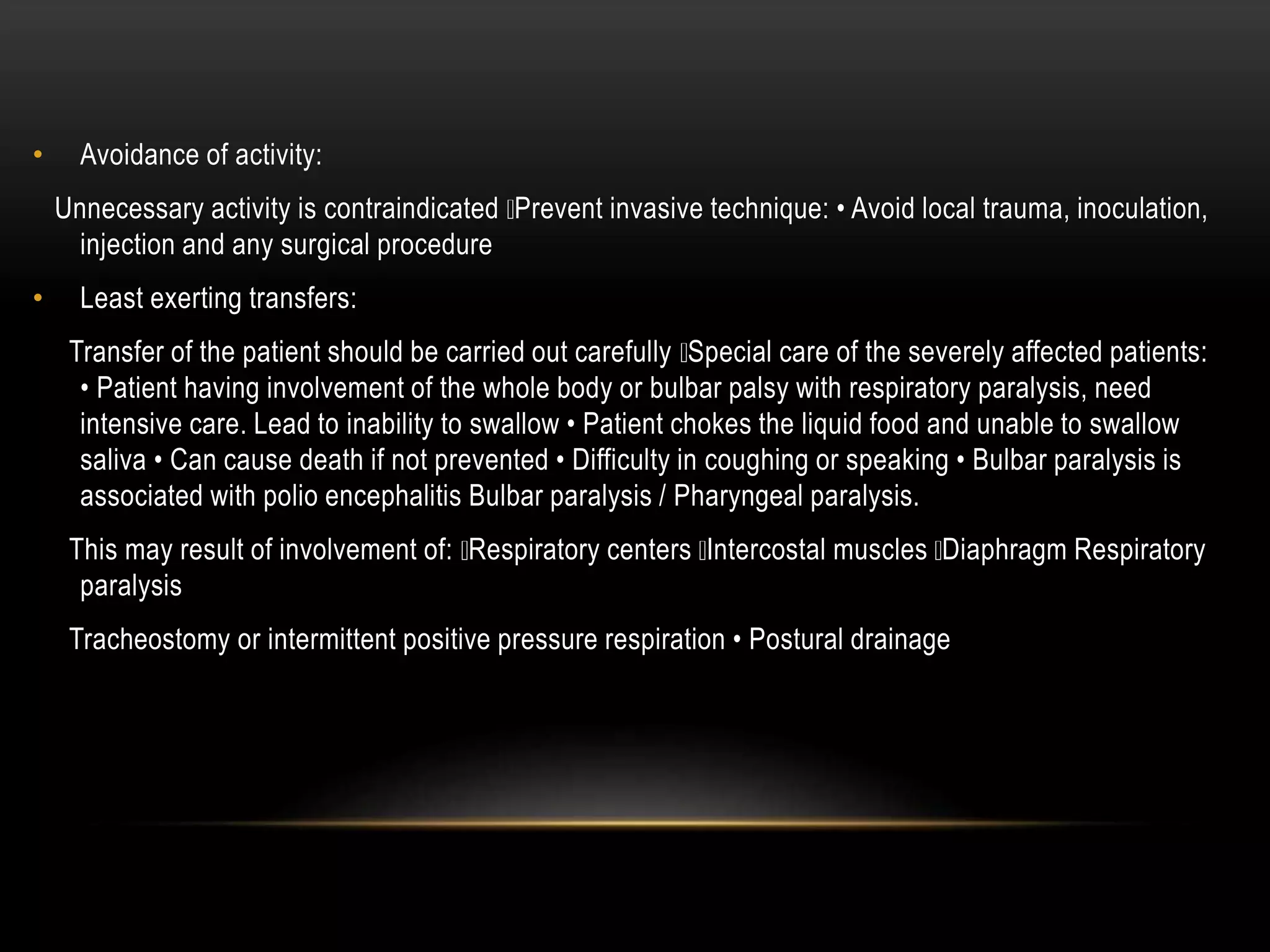 Poliomyelitis ortho pt | PPT