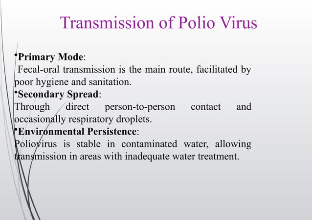 Polio presentation with Structure , Types and Treatment | PPT