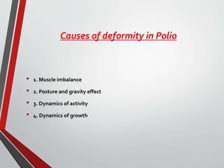 Orthopaedic aspects of Poliomyelitis for MBBS | PPTX